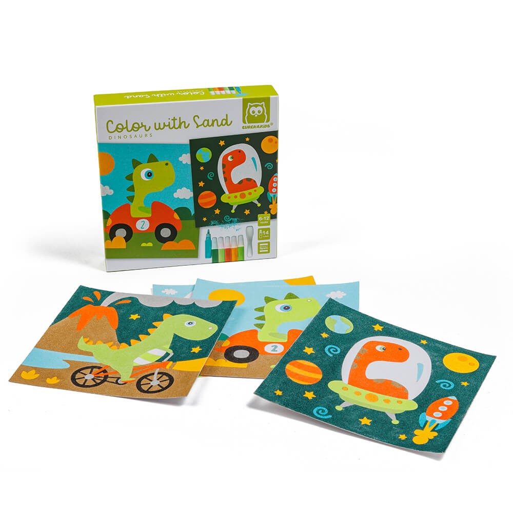 Color with sand Dino – Eurekakidsrd