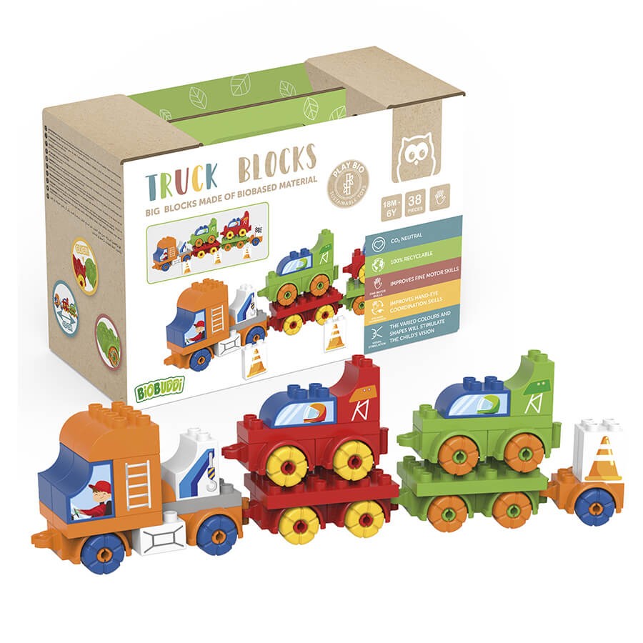 Bloques de construcción BIO - Camión transportador – Eurekakidsrd